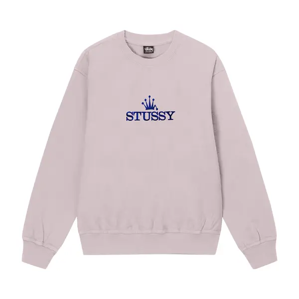 StÜssy Glamour Pigment Dyed Crew - Purple