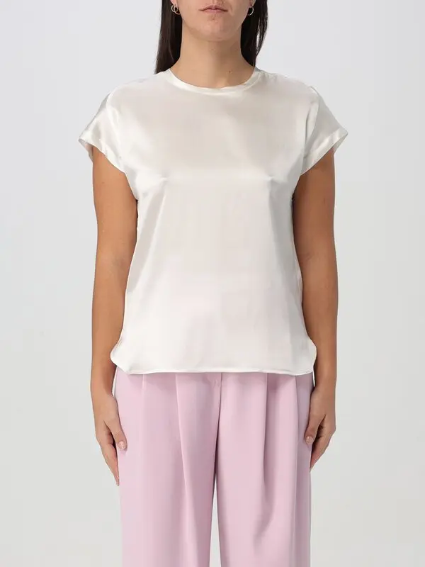 Pinko Short Sleeve Top - White