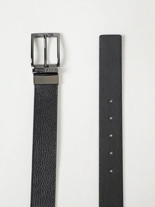 Emporio Armani Leather Belt - Black