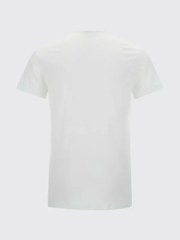 Versace Short-sleeved Slim Fit T-shirt In Cotton With Medusa Logo