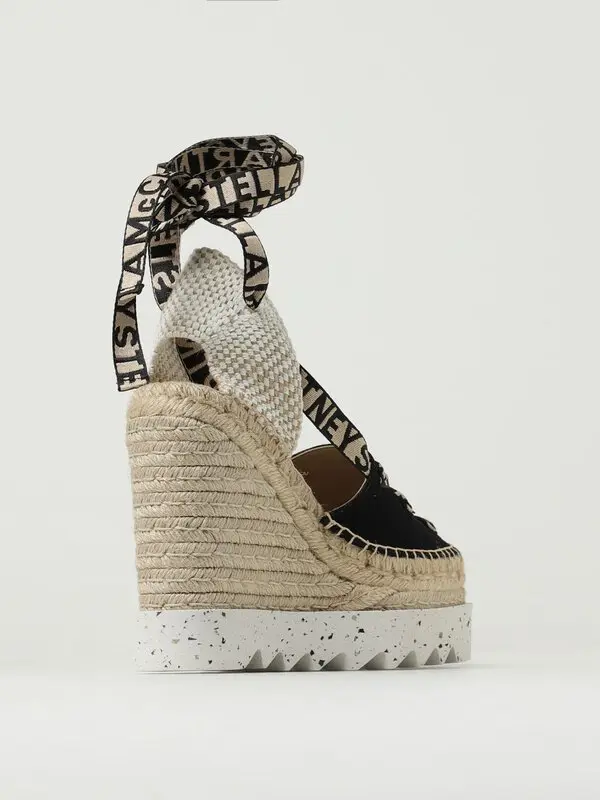Stella McCartney Espadrille Wedge - Black