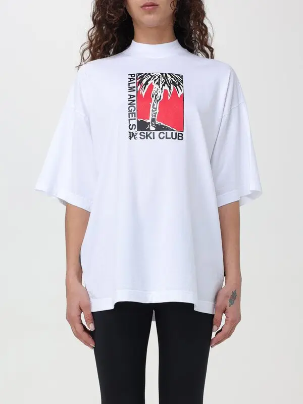 Palm Angels T-shirt With Graphic Print - White