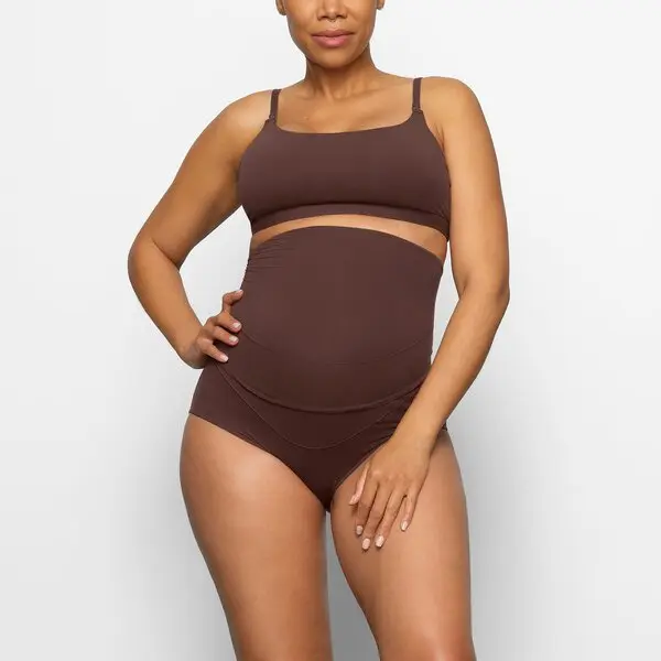 SKIMS Fits Everybody Maternity Pumping Scoop Bralette - Cocoa