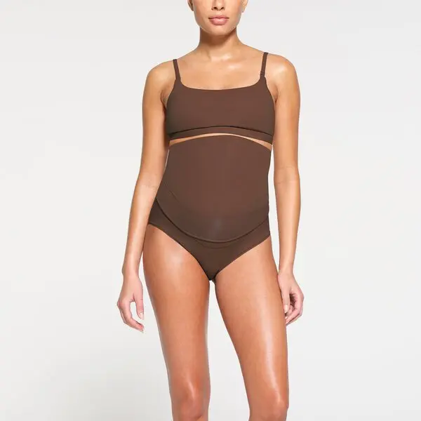 SKIMS Maternity Pumping Scoop Bralette | Medium Neutral | | Fits Everybody - Jasper