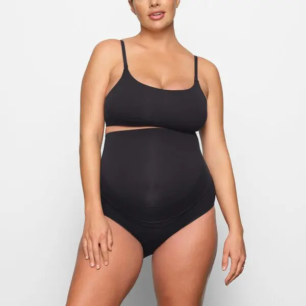 SKIMS Fits Everybody Maternity Pumping Scoop Bralette - Onyx