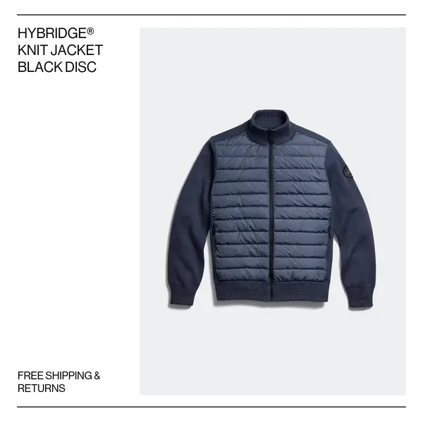 Canada Goose Hybridge Knit Jacket - Dusk Blue