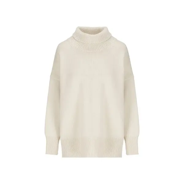 Chloé C Mere Turtleneck Sweater - White