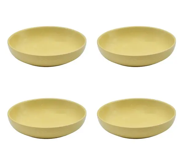 TEMP-TATIONS Woodland Set Of 32-oz Shallow Pasta Bowls - One-color