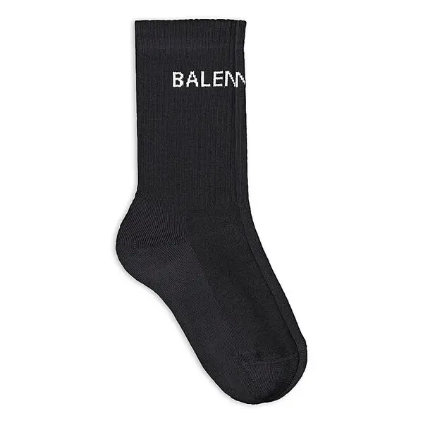 Balenciaga Crew Socks - Black
