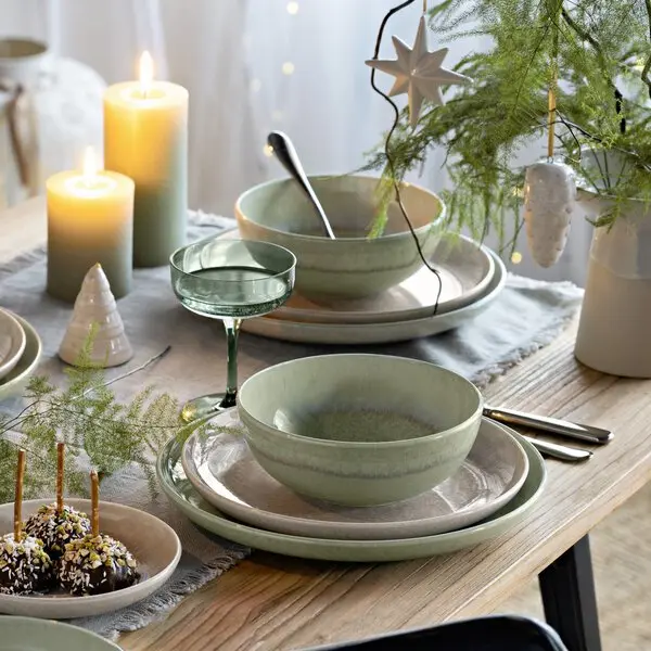 VILLEROY & BOCH Perlemor Dinner Plate - Green