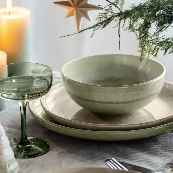 VILLEROY & BOCH Perlemor Dinner Plate - Green