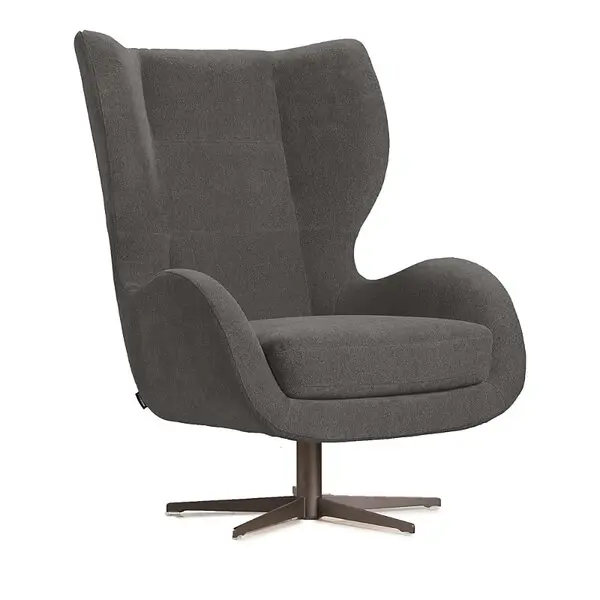 GIUSEPPE NICOLETTI Capitano Swivel Chair - Capriccio Grigio