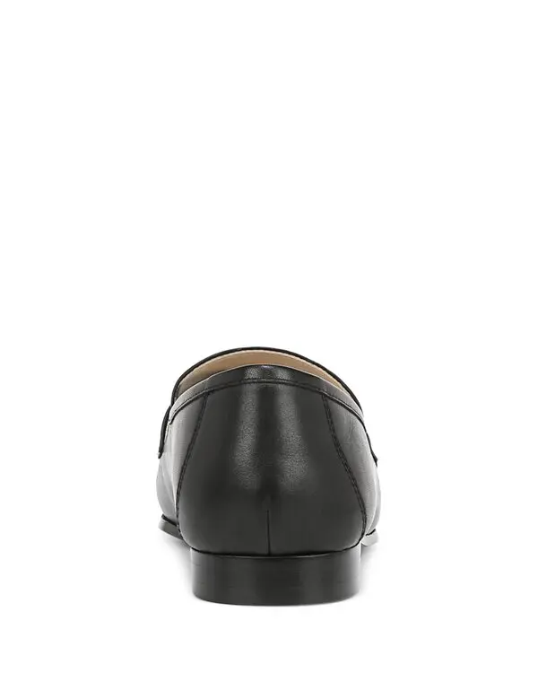 Sam Edelman Lucca Leather Loafers - Black