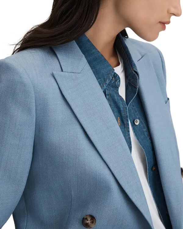 REISS Petites June Double Breasted Blazer