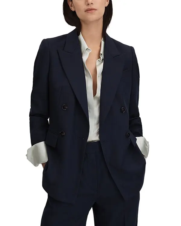 REISS Harley Double Breasted Blazer
