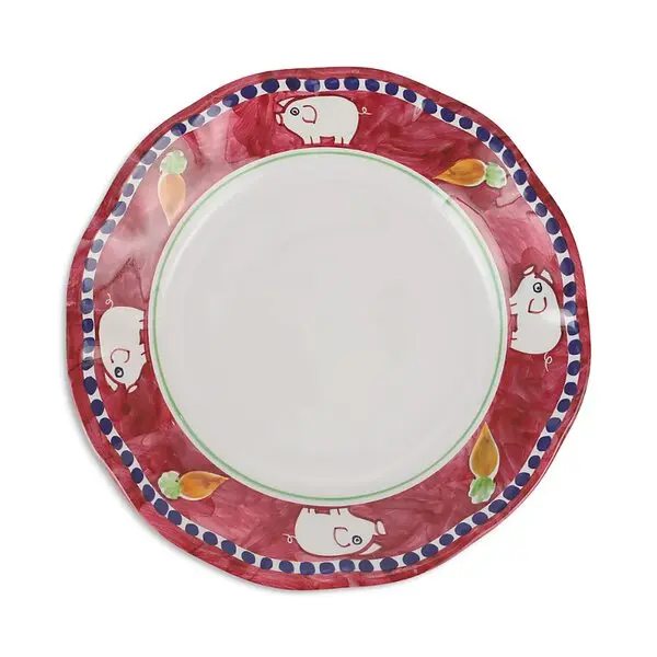 VIETRI Melamine Campagna Salad Plate - Porco