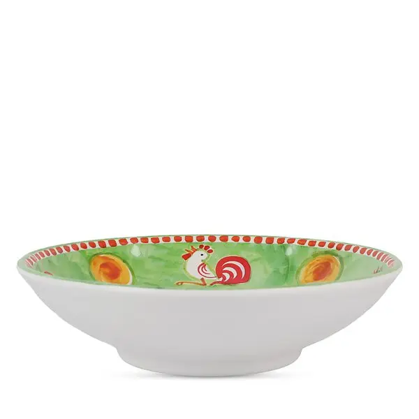VIETRI Melamine Campagna Pasta Bowl - Gallina