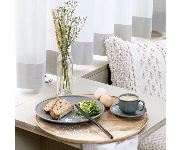 ROSENTHAL Thomas Clay Dinner Plates, Set Of 4 - Gray
