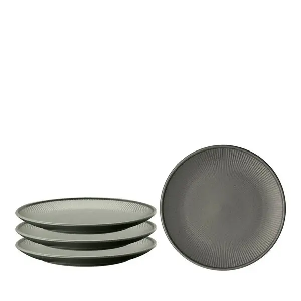 ROSENTHAL Thomas Clay Dinner Plates, Set Of 4 - Gray
