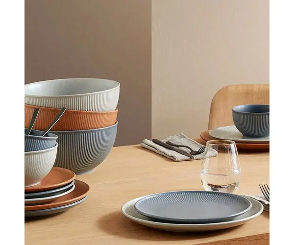 ROSENTHAL Thomas Clay Soup Plates, Set Of 4 - Gray