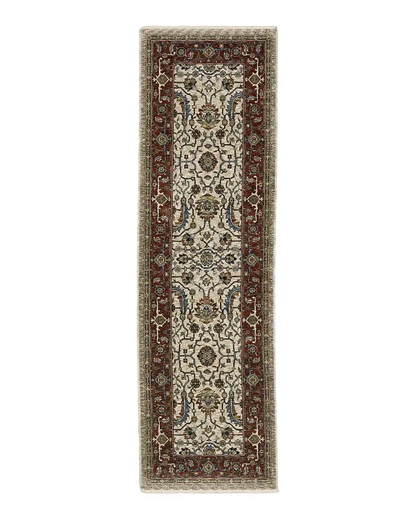 ORIENTAL WEAVERS Aberdeen 144d1 Runner Area Rug, 2'3 X 7'6 - Ivory