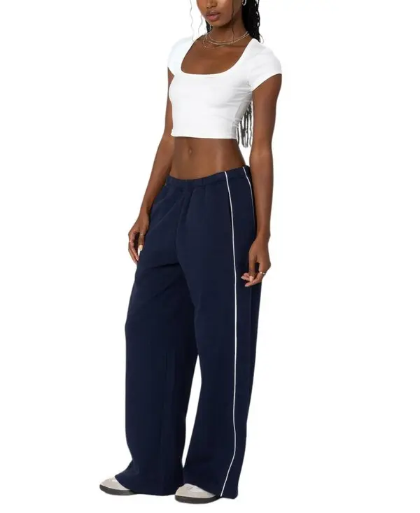 EDIKTED Autumn Sweatpants - Navy