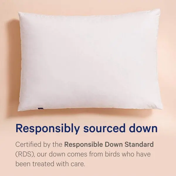 CASPER Down & Feather Pillow Double Pack, King