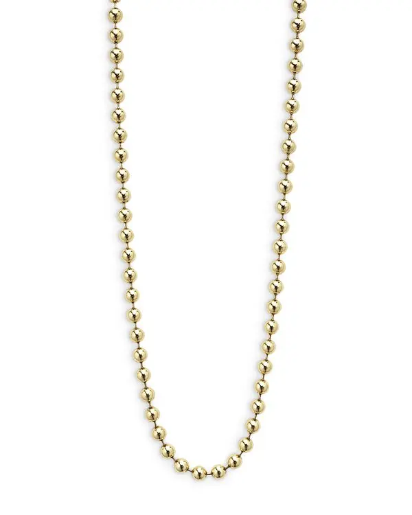Lagos 18k Yellow Anthem Ball Chain Necklace - Gold