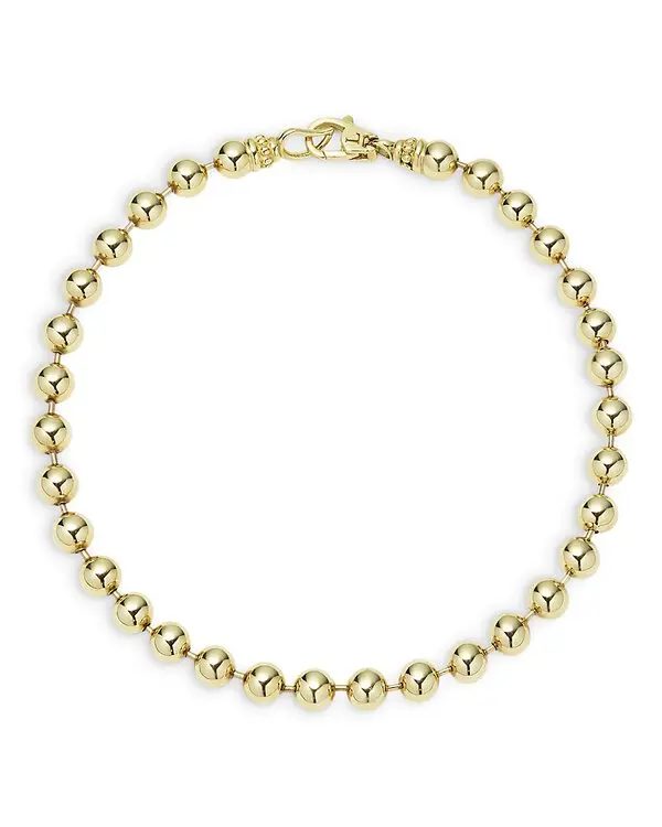 Lagos 18k Yellow Anthem Ball Chain Bracelet - Gold