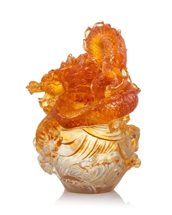 LIULI True Believer Auspicious Joy Crystal Sculpture