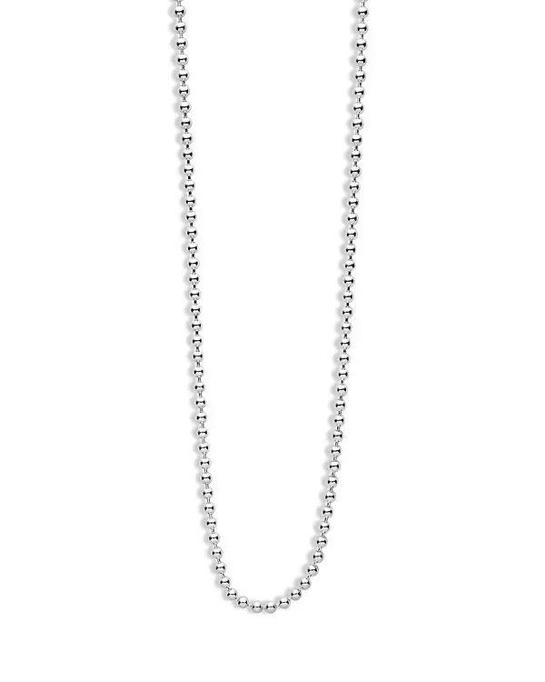 Lagos Sterling Anthem Ball Chain Necklace - Silver