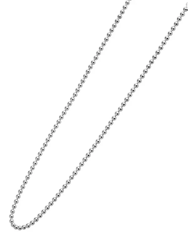 Lagos Sterling Anthem Ball Chain Necklace