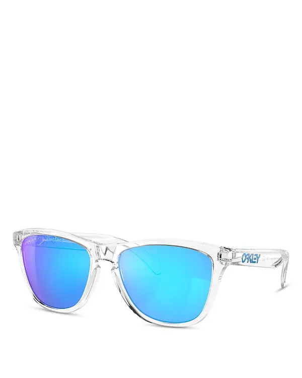Oakley Frogskins Prizm Polarized Sunglasses - Clear/blue Solid