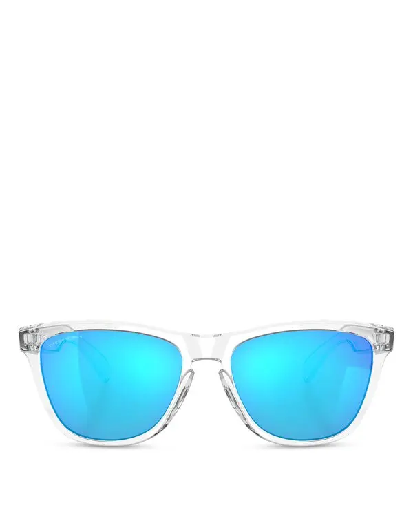 Oakley Frogskins Prizm Polarized Sunglasses - Clear/blue Solid
