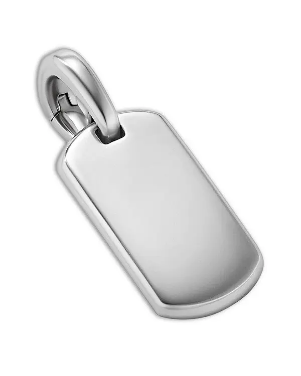 David Yurman Chevron Tag - Silver