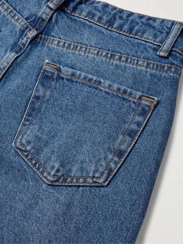 BETTTER Net Sustain Two-tone Wide-leg Jeans