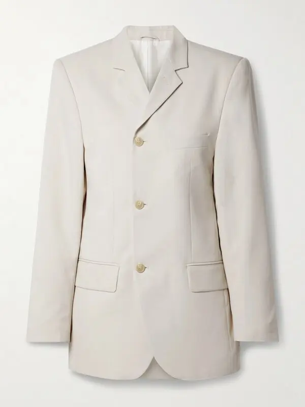 BETTTER Net Sustain Wool-blend Cady Blazer