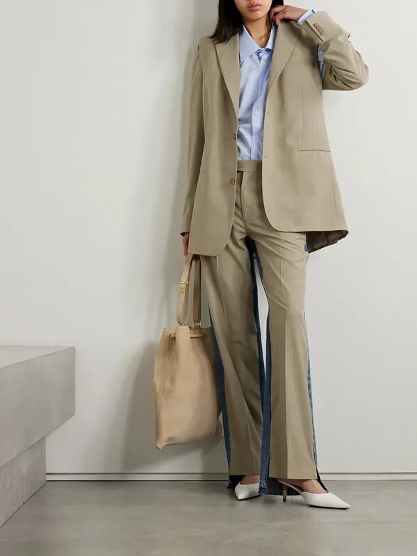 BETTTER Net Sustain Dina Convertible Wool-blend Blazer