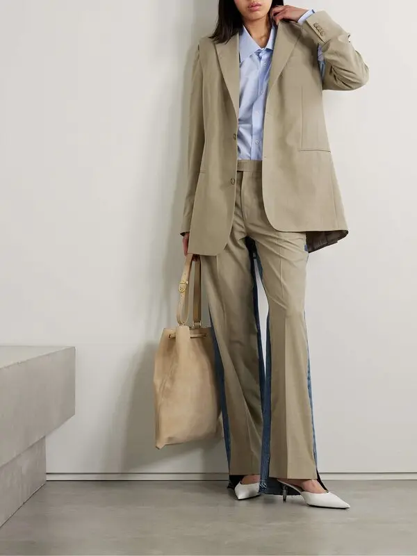 BETTTER Net Sustain Dina Convertible Wool-blend Blazer