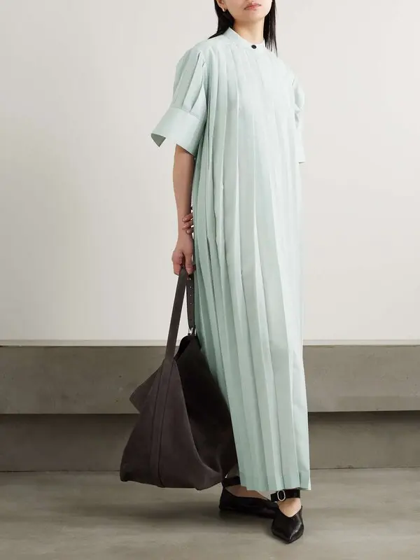 strapless open back dress Baltic Born Womens Sandra Pleated Maxi Dress | Champagne