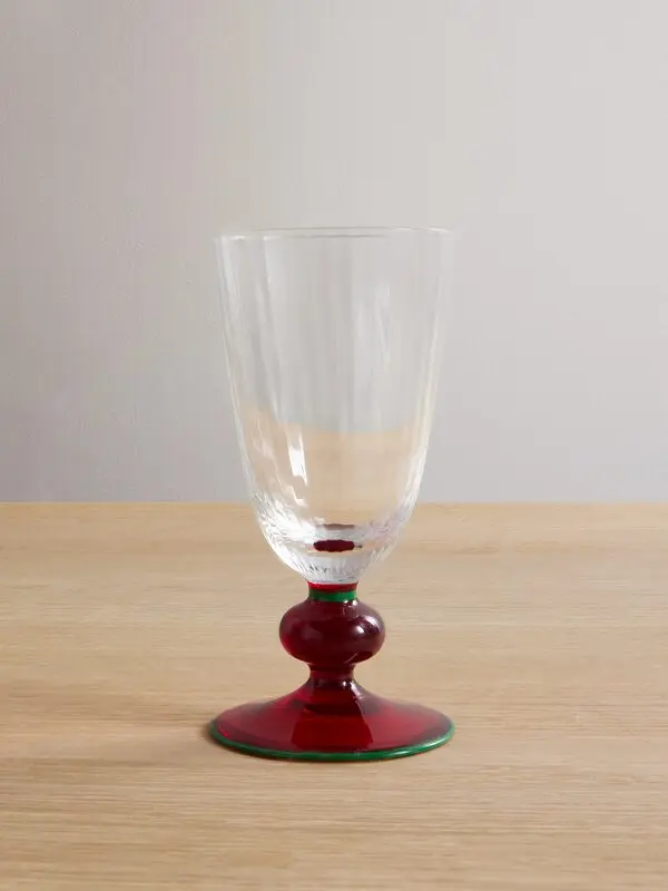 La DoubleJ Perfetto Murano Wine Glass - Red