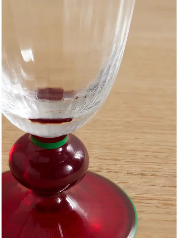 La DoubleJ Perfetto Murano Wine Glass - Red