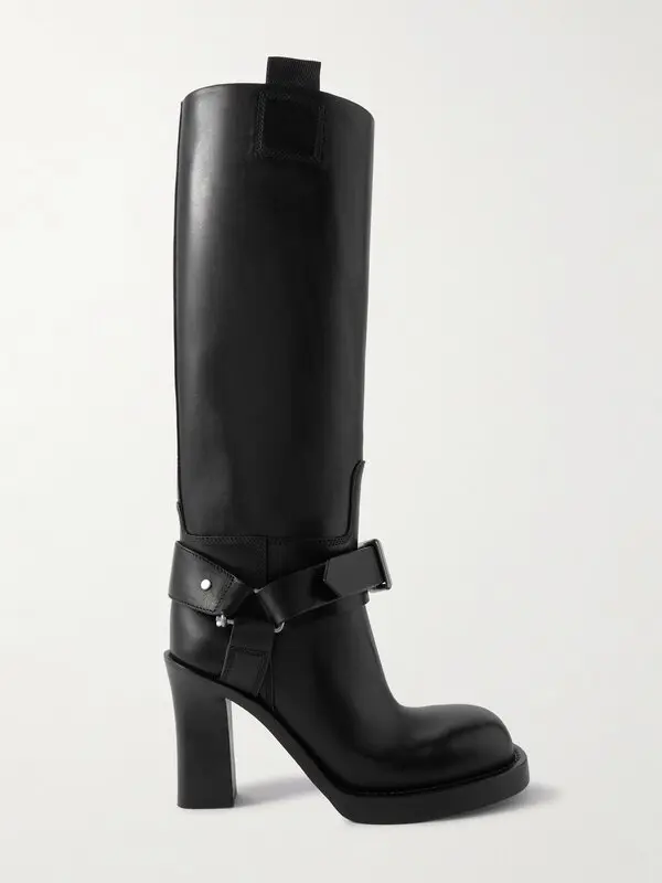 Burberry Leather Knee Boots