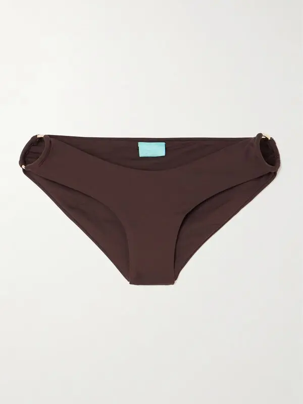 Melissa Odabash Hamburg Bikini Briefs - Brown