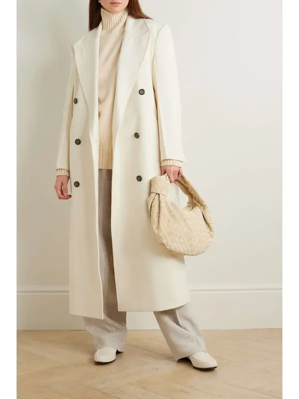 RÓHE Oversized Double-breasted Woven Coat