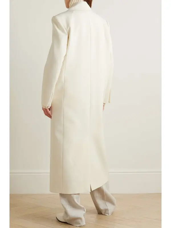 RÓHE Oversized Double-breasted Woven Coat