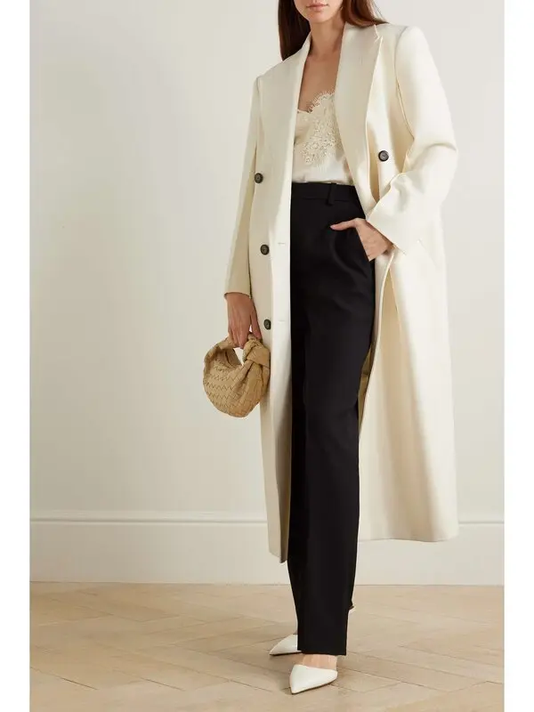 RÓHE Oversized Double-breasted Woven Coat