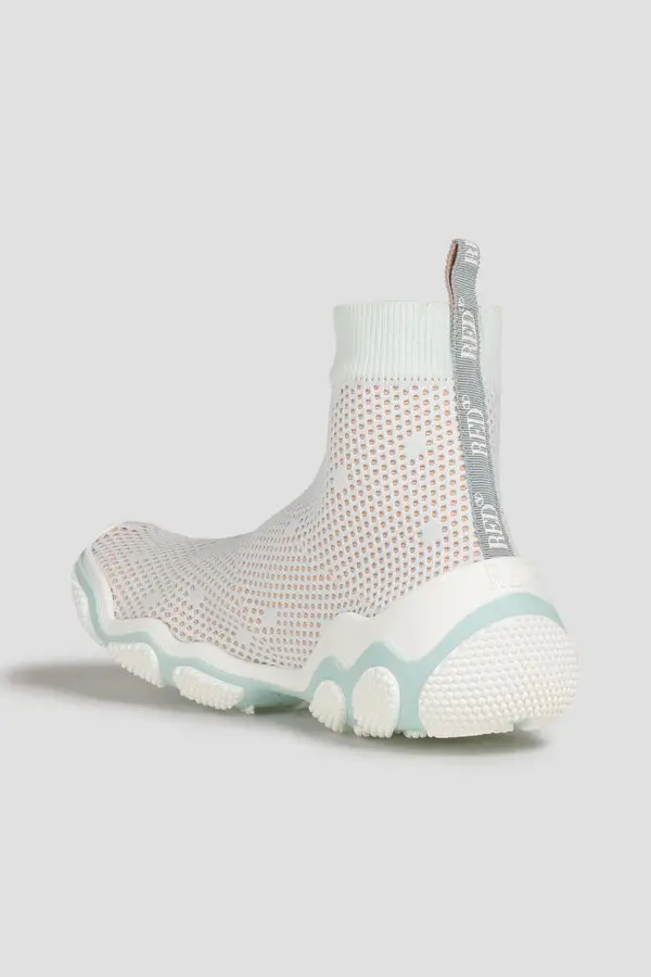 Red Valentino Mesh High-top Sneakers