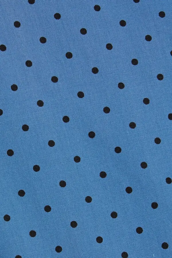 Dolce & Gabbana Polkadot Cottonpoplin Shirt - Blue