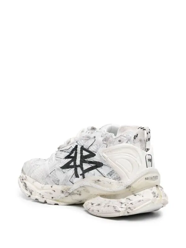 Balenciaga Runner Graffiti Sneakers - White